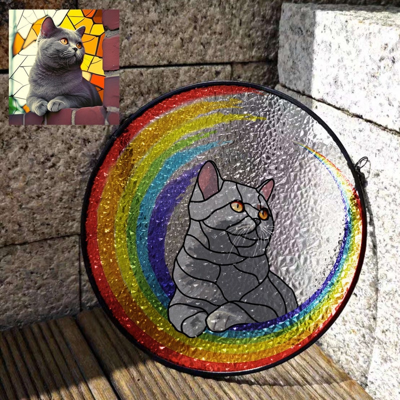 Cat Suncatcher - Etsy