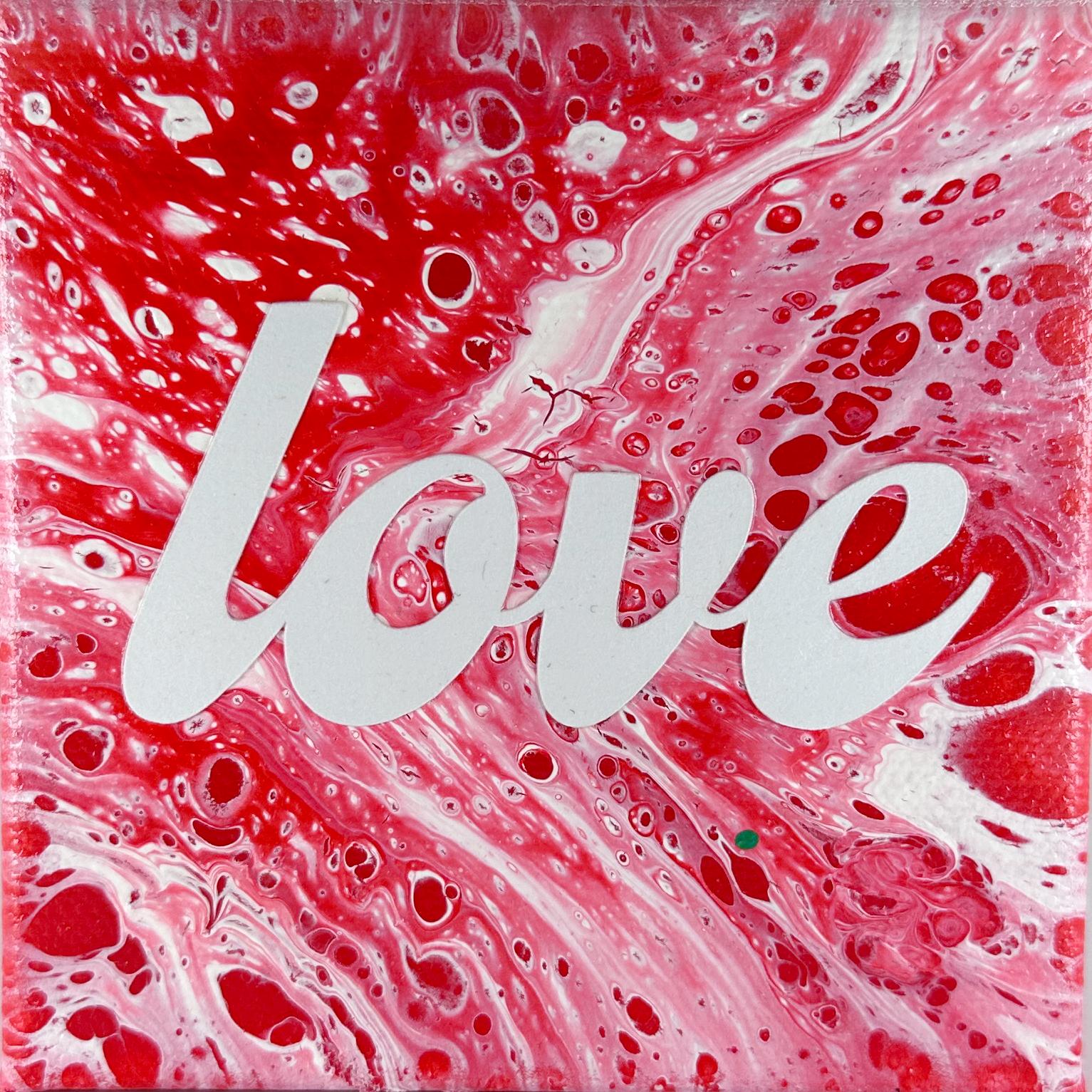 Love Word Art | Original Love Art Sign | Mantel Décor | Shelf Décor ...