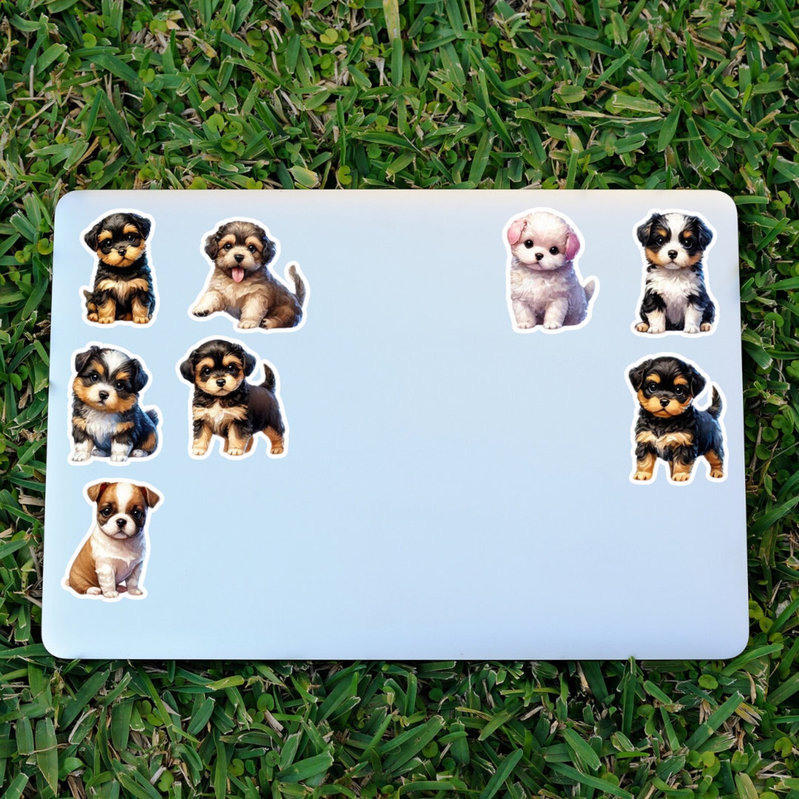 Dog Printable Stickers Pack, Cute Sticker, Print and Cut Sticker ...