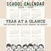 2024 2025 School Calendar and Monthly Planner Instant Download PDF Week ...