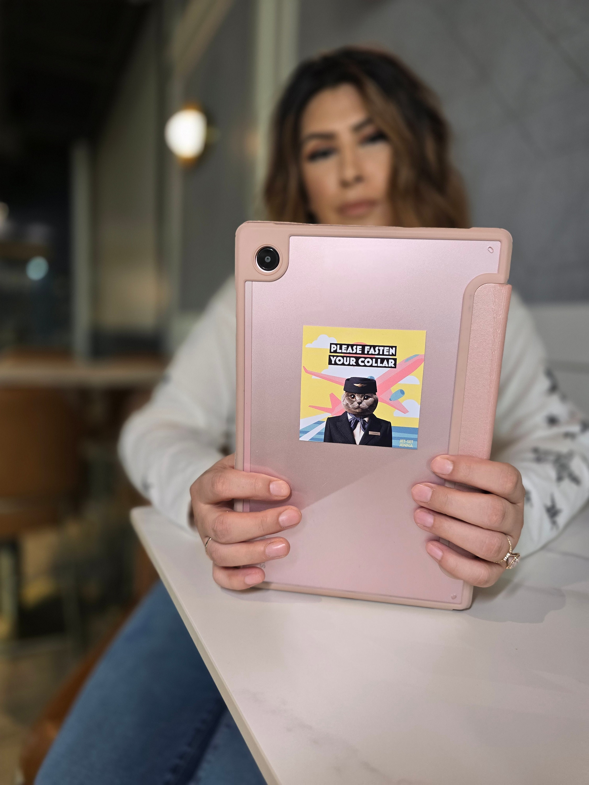 Influencer "viral Vivi" Premium Sticker (3x3 In) - Etsy