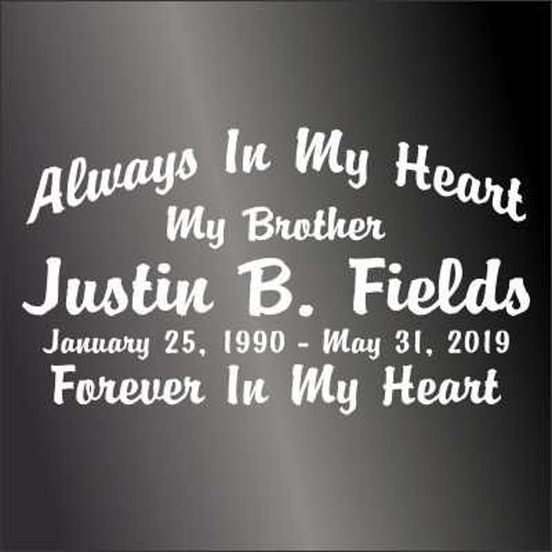 Signature Memorial Decals - Etsy