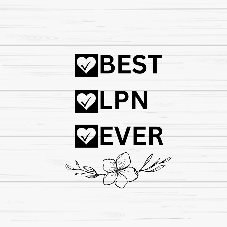 LPN Printable SVG File, Nurse Appreciation Downloadable File - Etsy