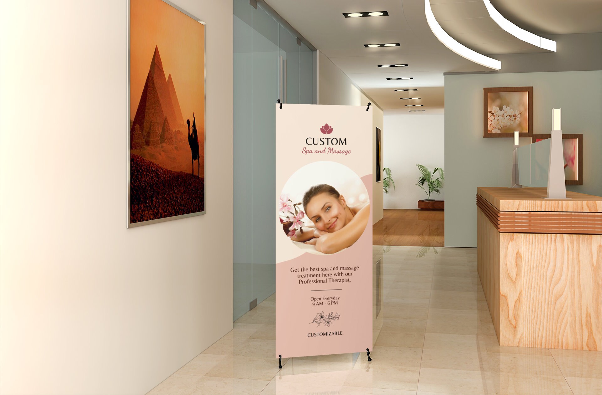 Customizable Retractable Banner: Brand Event Sign - Etsy