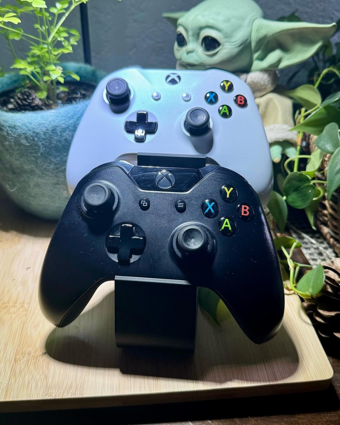 Xbox360/playstation 5 Vertical Double Controller Stand PS5, Xbox One, Xbox Series X, Desktop ...