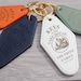 Personalized Lake House Keychain, Retro Motel Key Ring, Handmade - Etsy