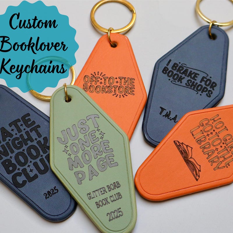Key Chain for Booklovers - Etsy