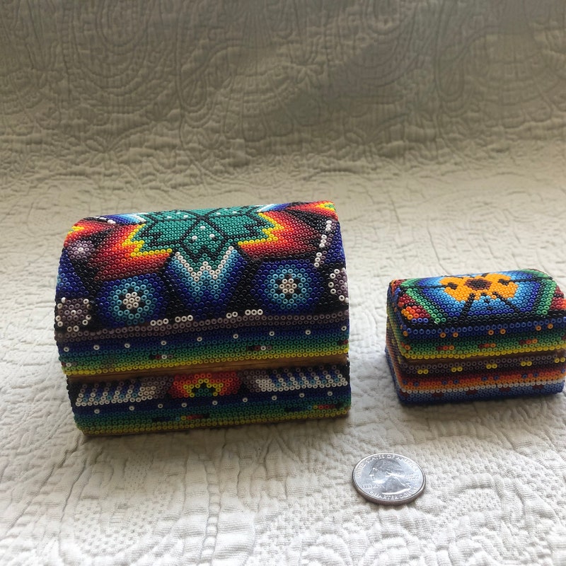 Small Beaded Boxes - Etsy