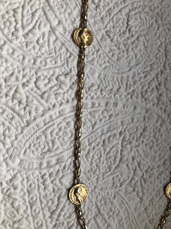 Vintage Cascio Bijoux Florence Italy Gold Tone Chain … - Gem