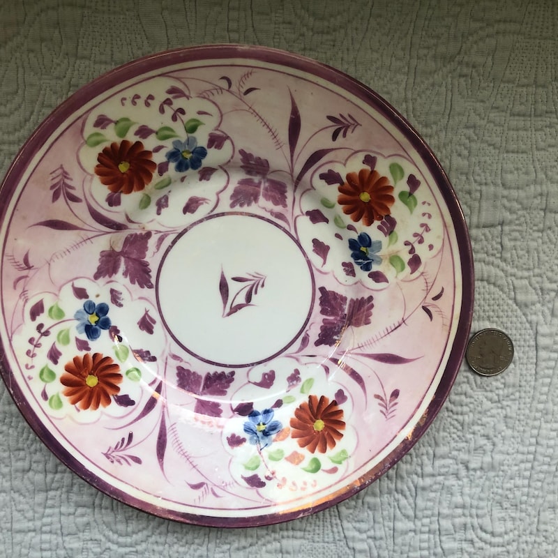 Antique Pink Lusterware - Etsy