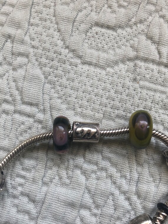 Vintage Carlo Biagi Sterling Silver Snake Bracelet Wi… - Gem