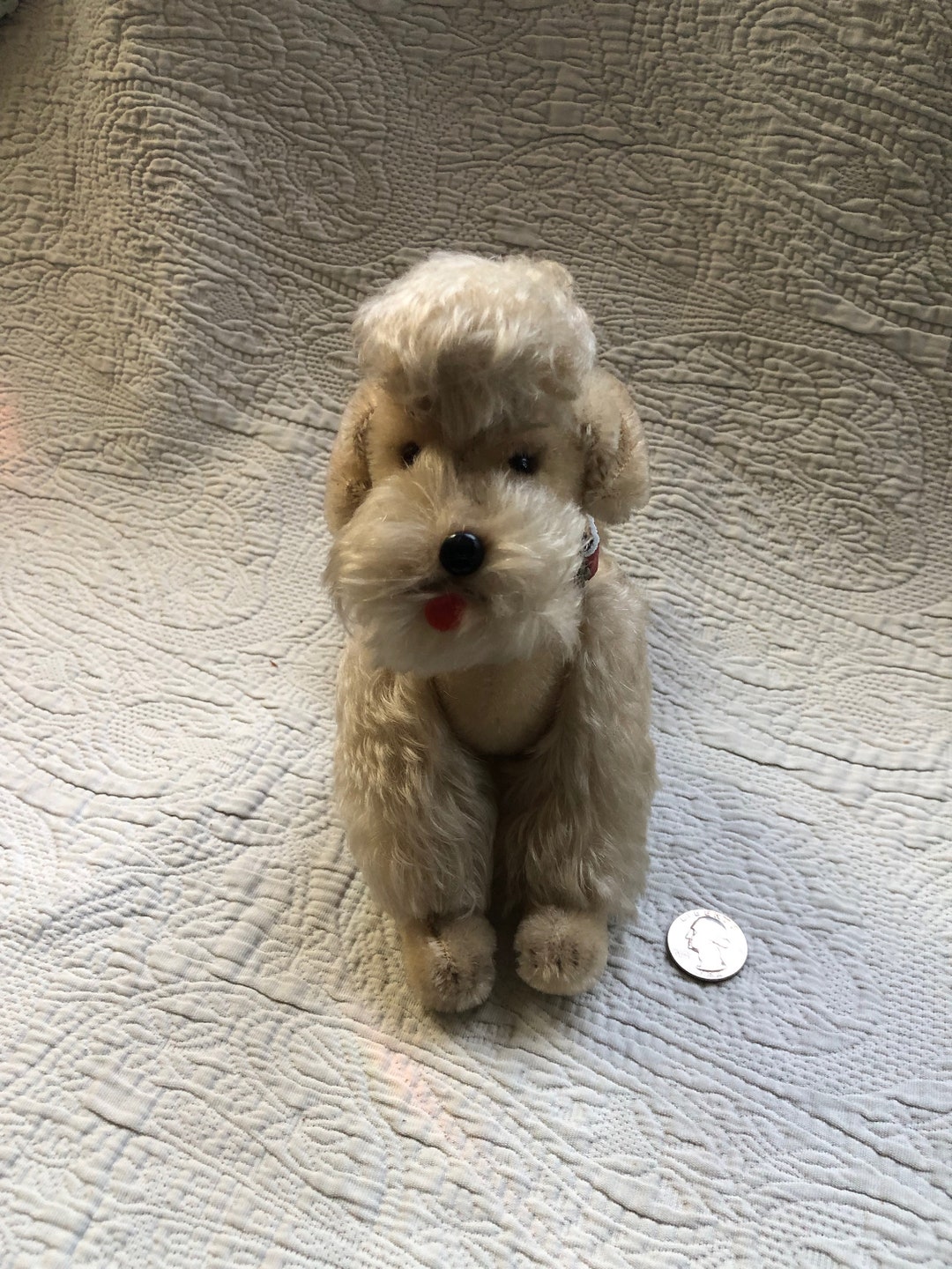 Vintage Steiff 1950's Light Gray Mohair Snobby Poodle - Etsy