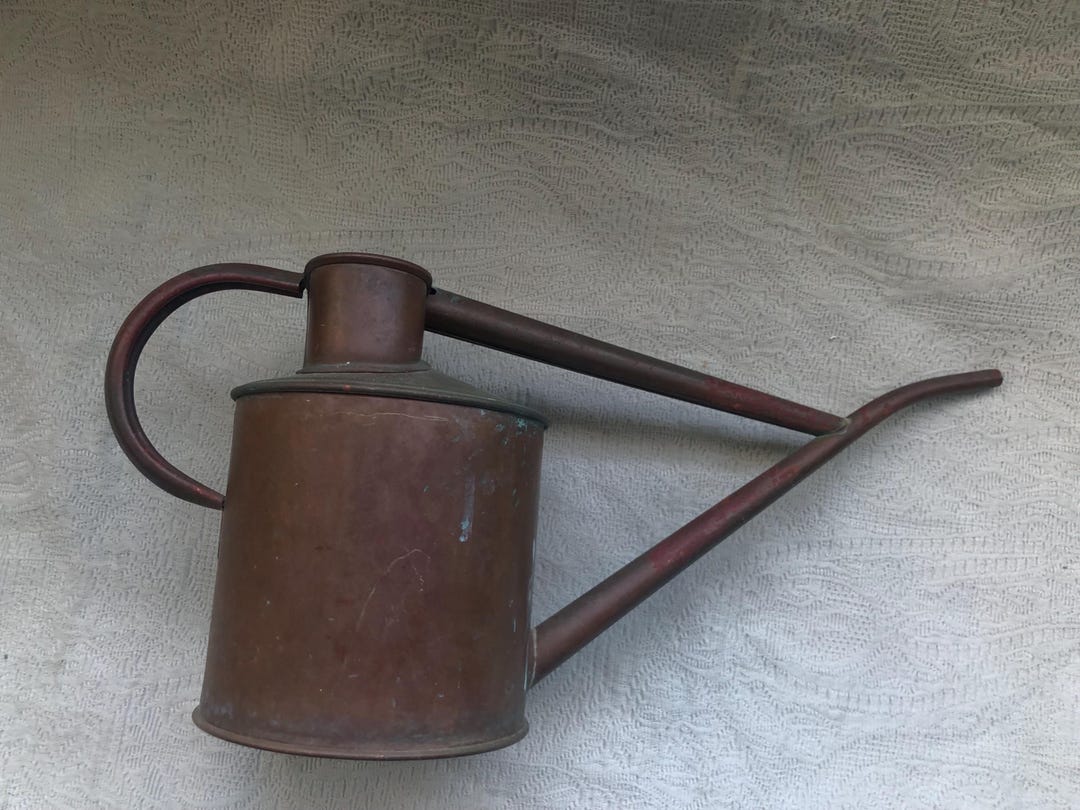 Vintage MCM English Haws Copper Long Spout Watering Can - Etsy