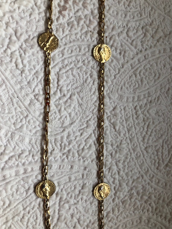 Vintage Cascio Bijoux Florence Italy Gold Tone Chain … - Gem