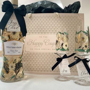 Hand Painted Personalised Glass Custom Wine/champagne Glass Custom ...