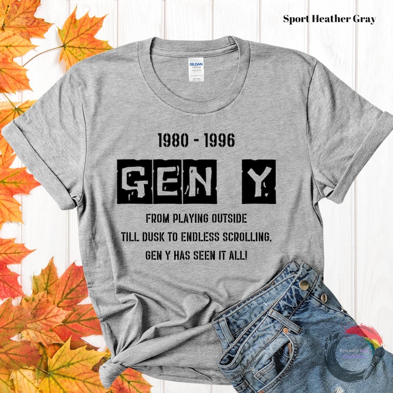 Gen Y Shirt, Gen Y Gift, Generation Y Shirt, Generations Family ...