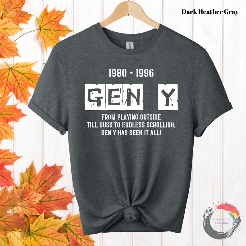 Gen Y Shirt, Gen Y Gift, Generation Y Shirt, Generations Family ...