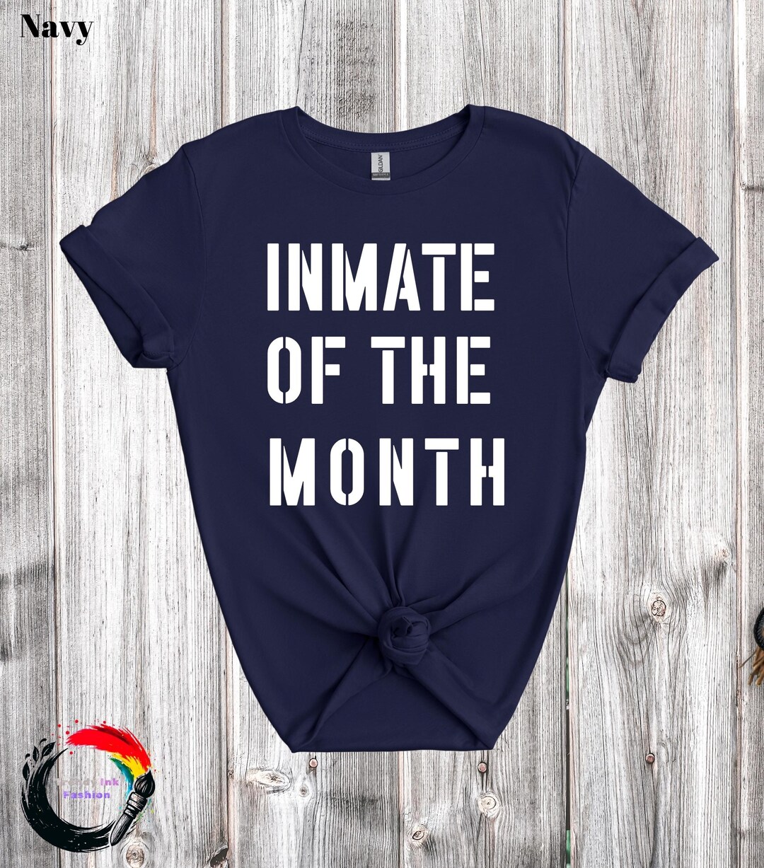 Prison Inmate Shirt, Personalized County Jail Inmate Halloween Costume ...