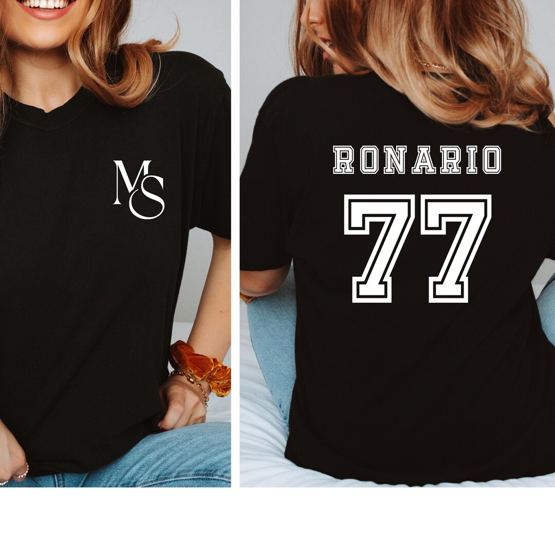 Custom Team Shirt, Custom Front and Back Shirt, Custom Jersey Number ...