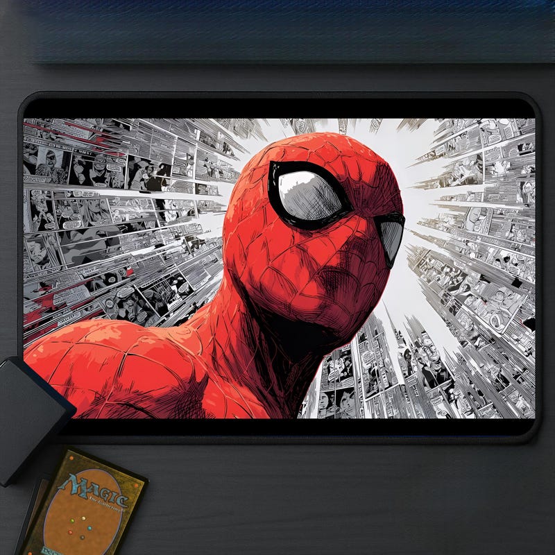 Mtg Playmat Spiderman - Etsy