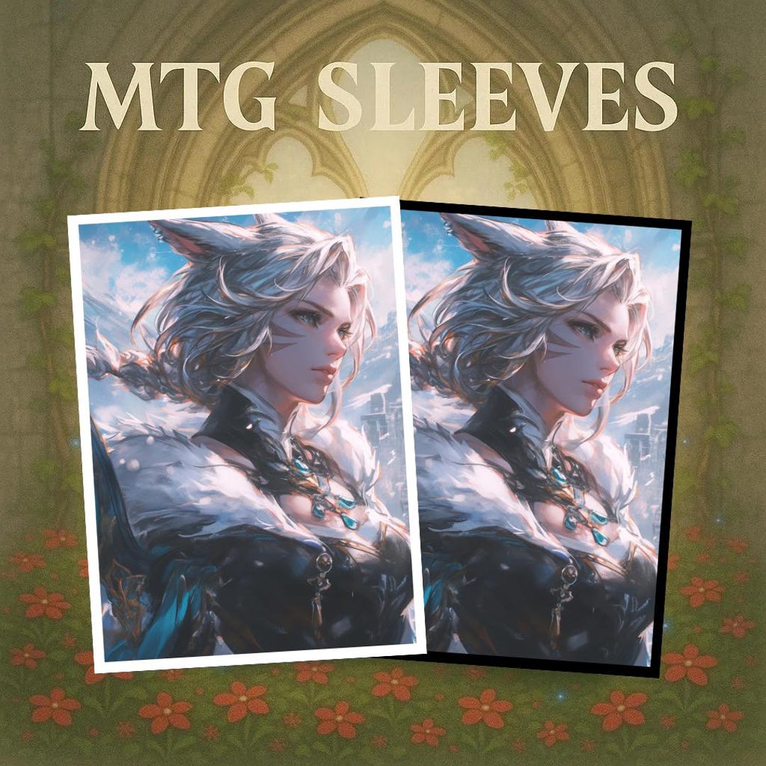 Y'shtola Final Fantasy Card Sleeves, Matte TCG Protector - Etsy