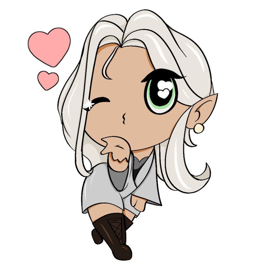 Cute Custom Chibi Stickers - Etsy