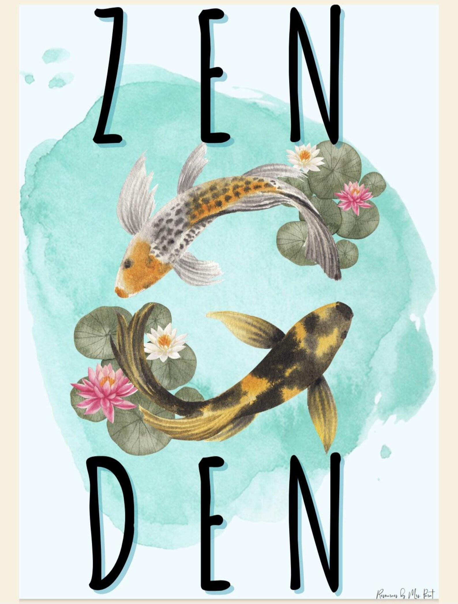 Classroom Zen Den Posters - Etsy