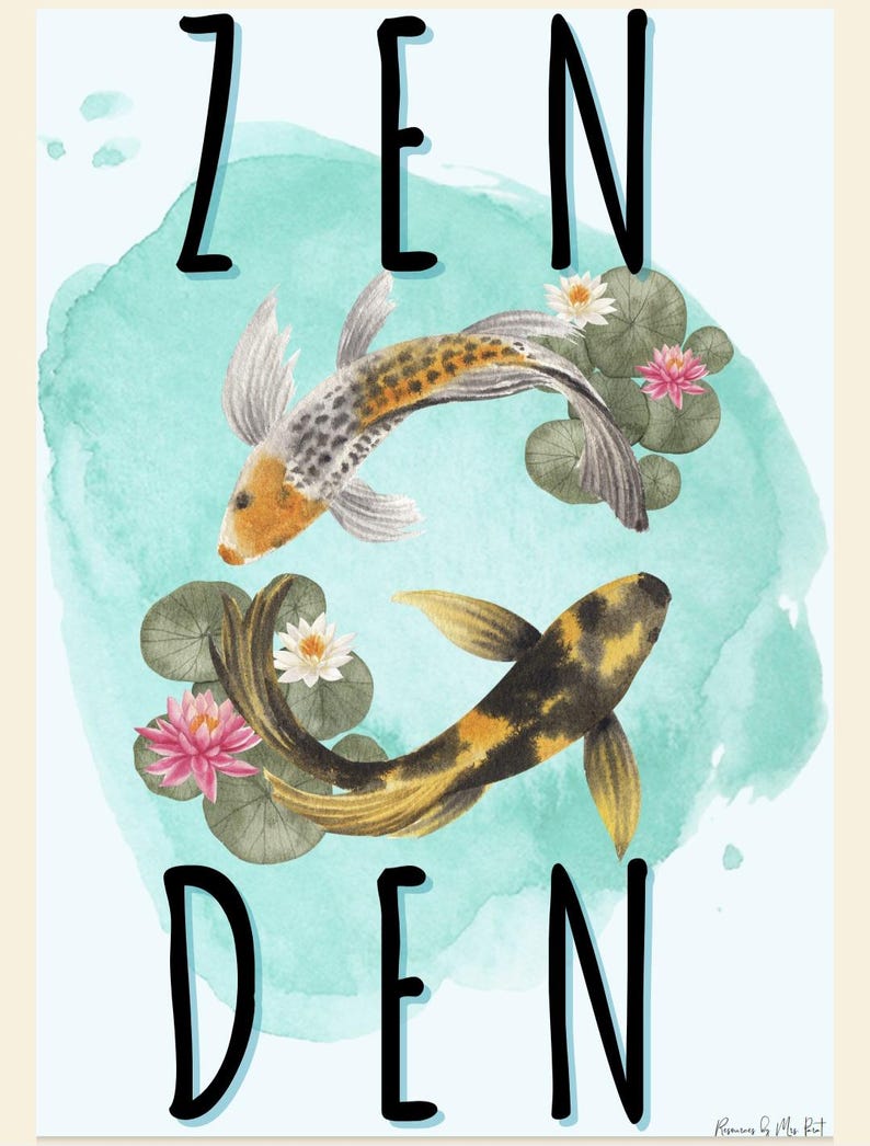 Classroom Zen Den Posters - Etsy