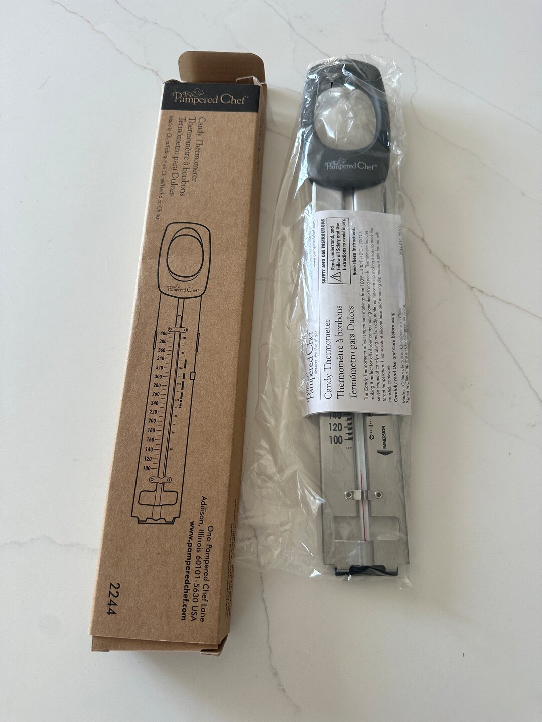The Pampered Chef Candy Thermometer New Chocolate Baking - Etsy