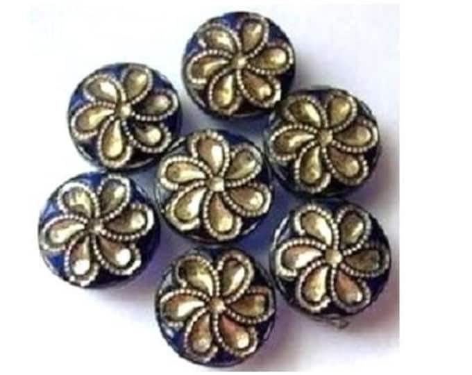 7 Glass Buttons, Flowers, Antique, Vintage, Rare, 8mm - Etsy