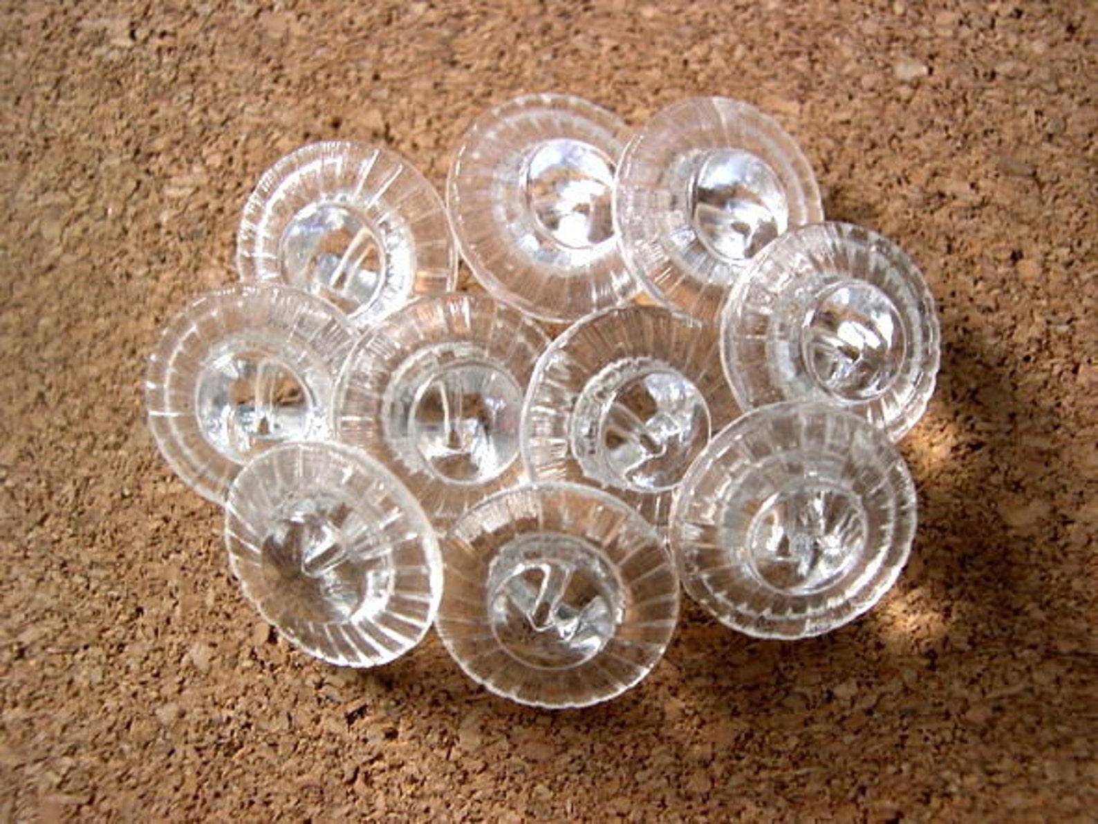 Buttons clear glass buttons translucent 13mm-choose | Etsy