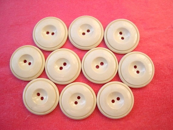 60 buttons white antique vintage for button | Etsy