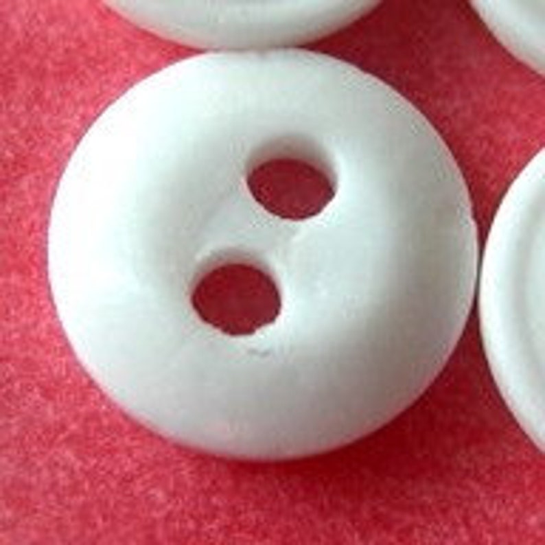 15 Glass Buttons Antique Vintage White Can Be Use as a - Etsy