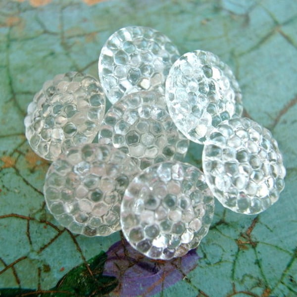 Clear Glass Buttons - Etsy