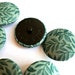 6 Fabric Covered Buttons Handmade Buttons Made of Cloth - Etsy
