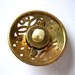 Vintage Buttons Plastic Bronze Color With White Trim Center - Etsy