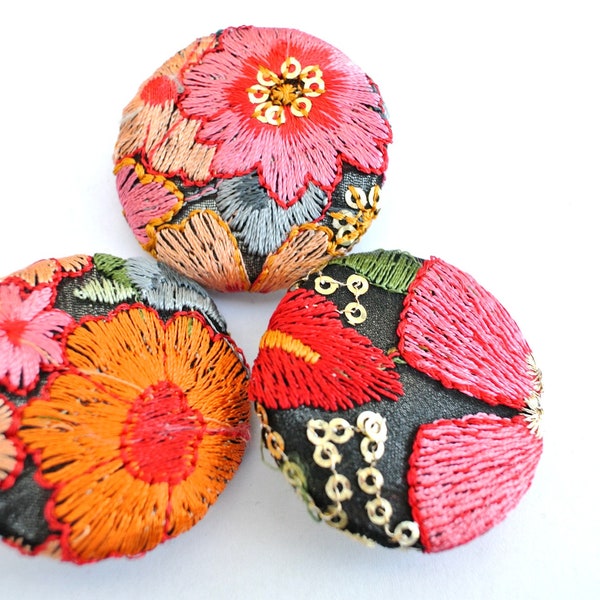 Fabric Buttons - Etsy
