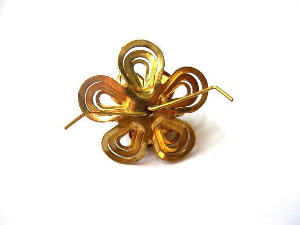 Flower Made of Swarovski Crystal Channel Amber Color Beads - Etsy