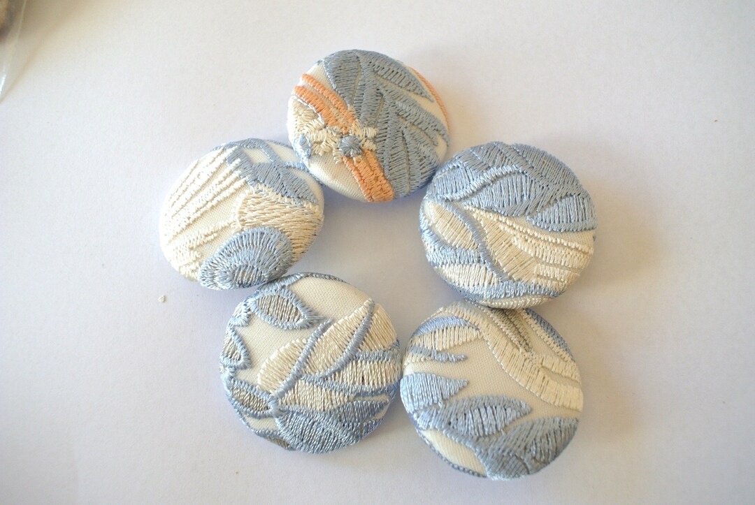 5 Buttons, Lace Covered Buttons, Clothe Buttons, Handmade 38mm/3.8cm - Etsy