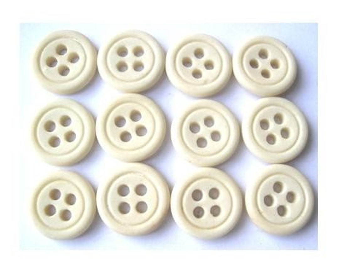 10 Vintage Glass Buttons, Can Be Use as a Bead-pick up Size - Etsy