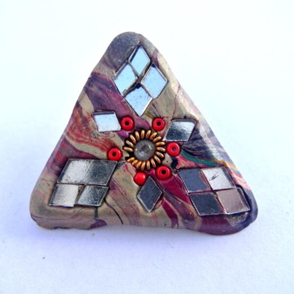 Handmade Fimo Button - Etsy