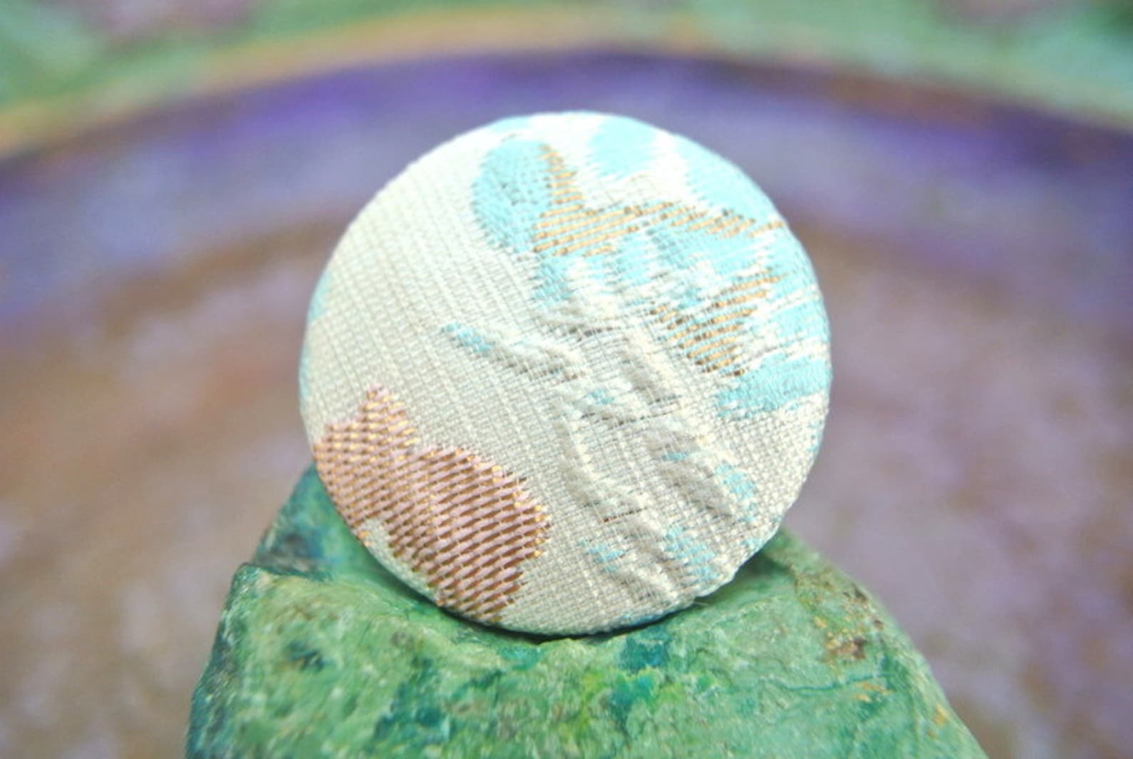 6 Fabric Covered Buttons Handmade Buttons High Quanlity | Etsy