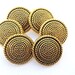 Vintage Buttons Bronze Color Plastic Unique Design, 6pcs - Etsy