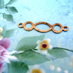 12 Vintage Beads, Connector Metal Beads 28mm Length Copper Color - Etsy