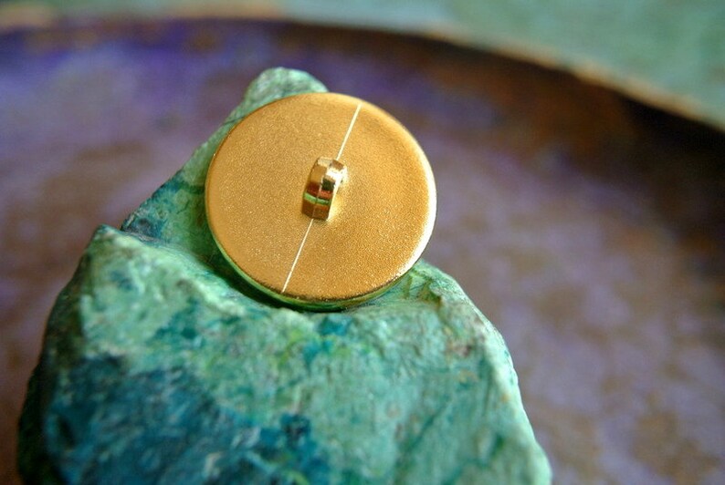 6 Vintage buttons Jewel trim buttons in green and red 23mm | Etsy