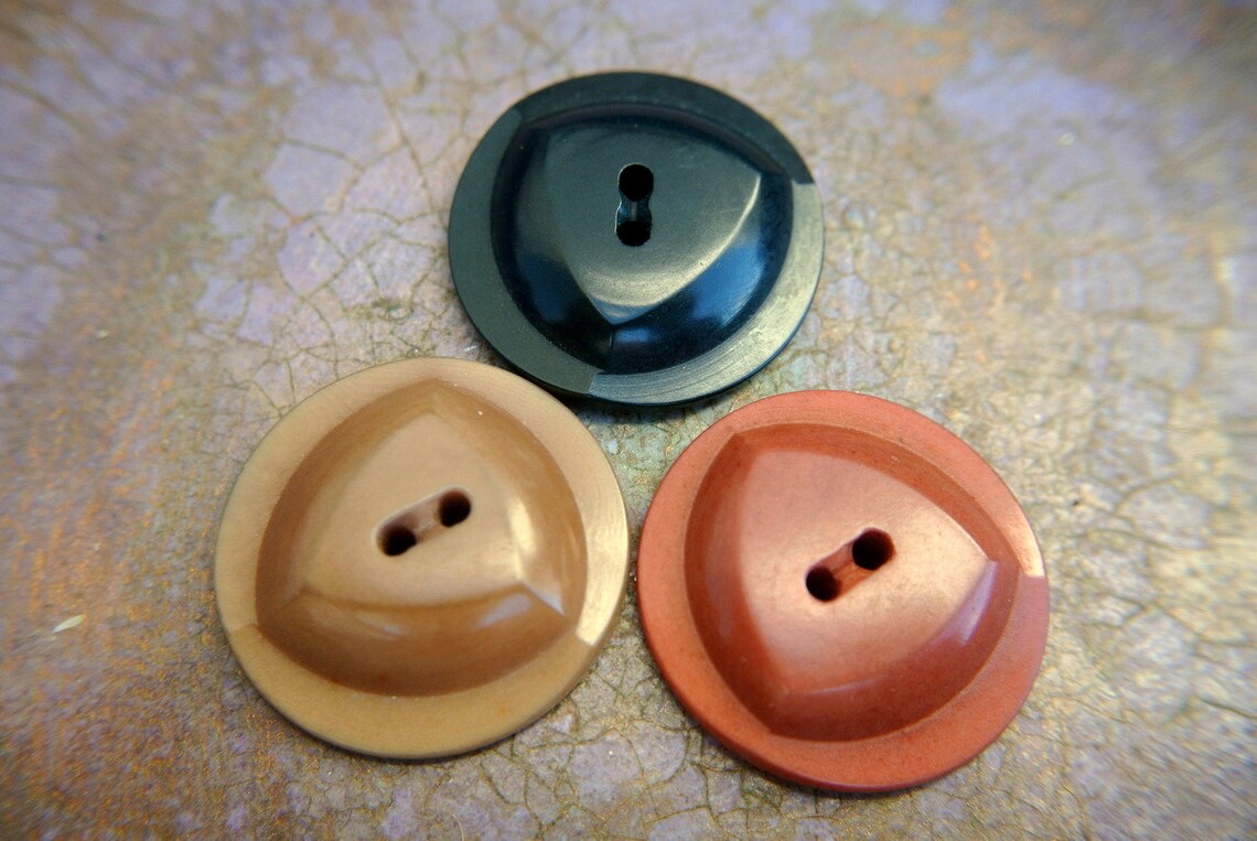Antique Vintage Plastic Button 32mm RARE Button ART DECO - Etsy