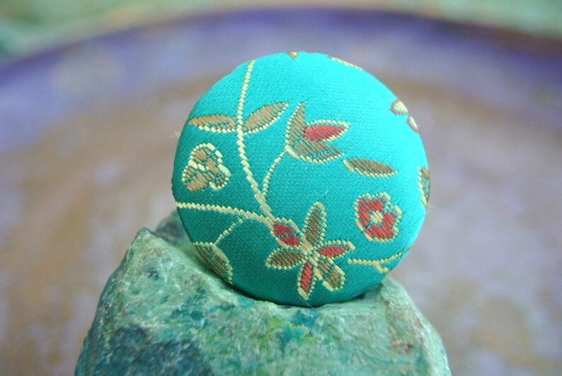 6 Buttons covered buttons japanese fabric cloth buttons | Etsy