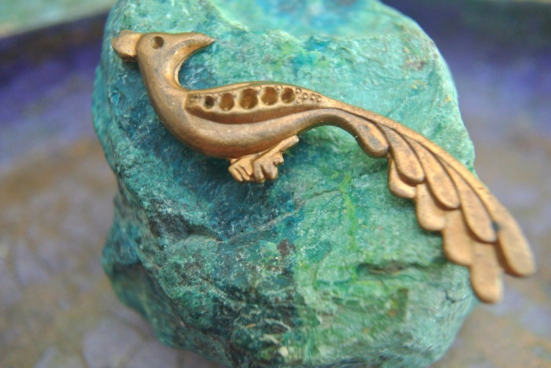 2 Birds Vintage Metal Stamping Findings 40mmx13mm - Etsy