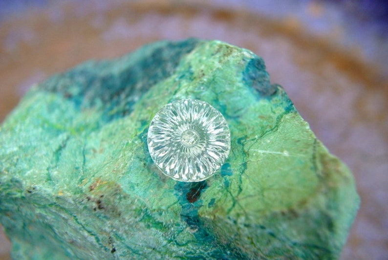 Antique Clear Crystal Glass Buttons: Ray Pattern Shank Buttons, 14mm - Etsy