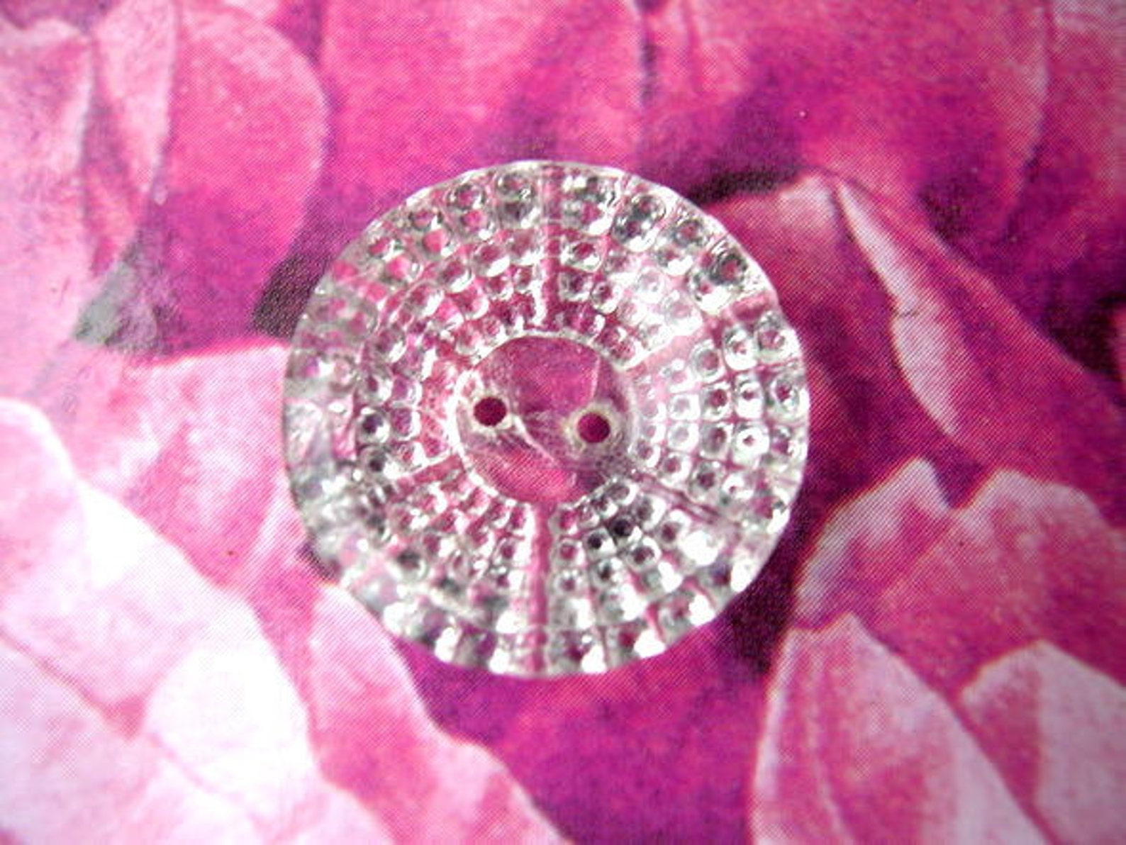 6 Antique Vintage Glass Buttons 18mm - Etsy